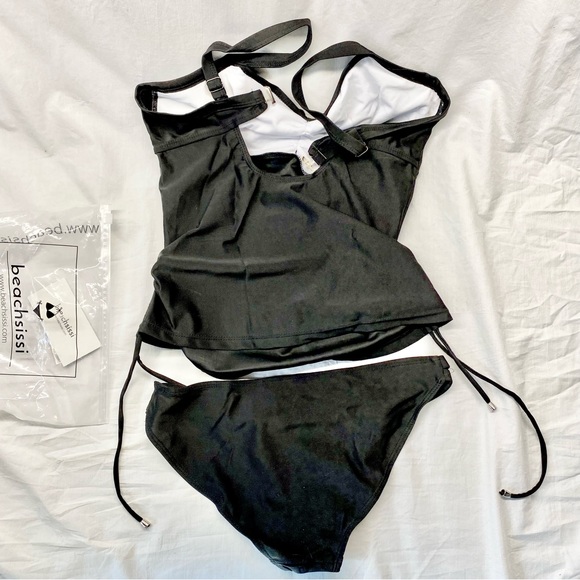 Swim | Nwot Black Tankini Swimsuit | Poshmark